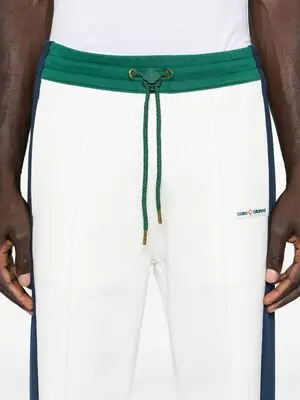 Casablanca Elastic Waist Casual Pants - White