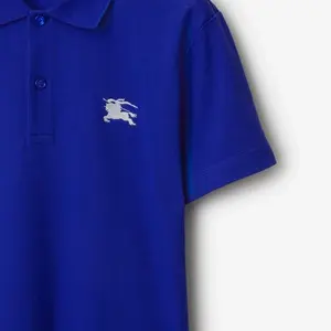 Burberry Equestrian Knight Embroidered Polo Shirt