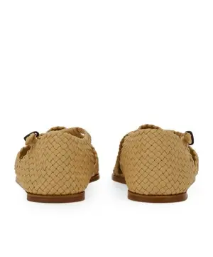 Hereu Serra Interwoven Slippers - Nude