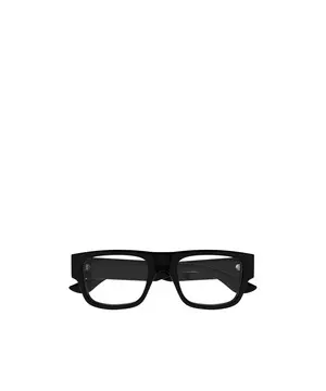 Alexander McQueen Square Frame Eyeglasses - Black