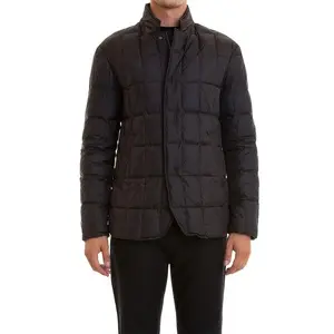 Emporio Armani Quilted Down Jacket With Stand Collar