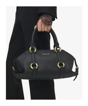 Alexander McQueen Farringdon Medium Tote Bag - Black