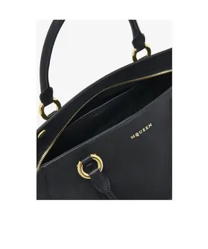 Alexander McQueen Farringdon Medium Tote Bag - Black