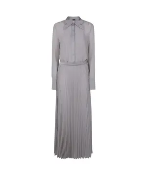 Emporio Armani Pleated Shirt Dress