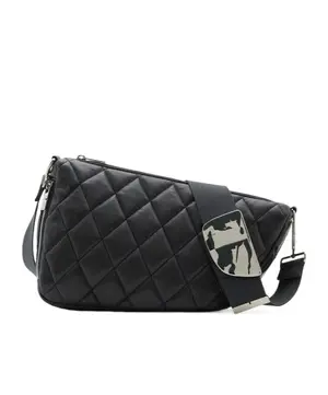 Burberry Shield Quilted Shoulder Bag - Slate