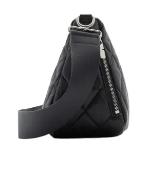 Burberry Shield Quilted Shoulder Bag - Slate