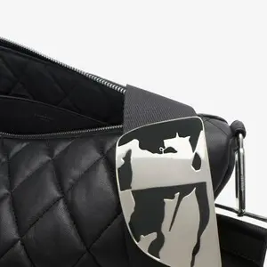 Burberry Shield Quilted Shoulder Bag - Slate