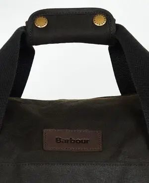 Barbour Waxed Travel Duffle Bag - Olive