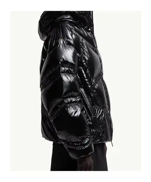 Moncler X A$ap Rocky Bahianinha Hooded Short Down Jacket - Black