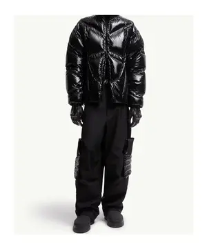 Moncler X A$ap Rocky Bahianinha Hooded Short Down Jacket - Black