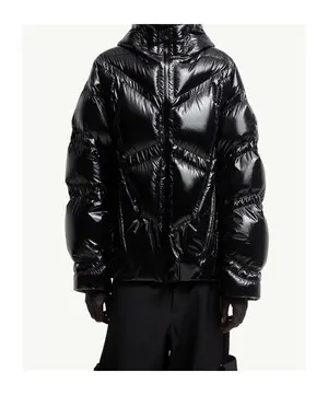 Moncler X A$ap Rocky Bahianinha Hooded Short Down Jacket - Black