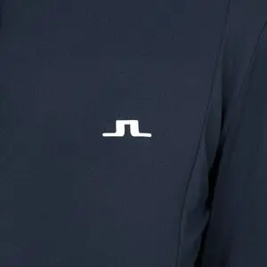 J. Lindeberg Hertta Long Sleeve Polo With Printed Logo
