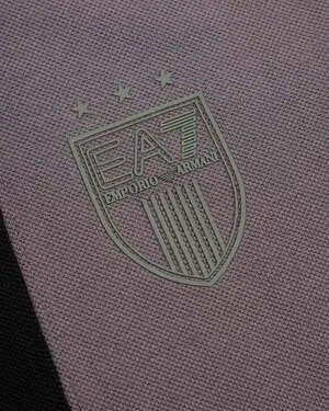 EA7 Logo Long-sleeved Polo Shirt