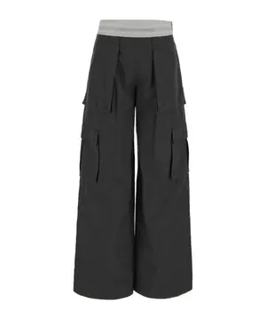 Alexander Wang Wide-leg Cargo Pants - Black