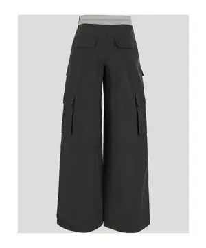 Alexander Wang Wide-leg Cargo Pants - Black
