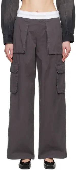 Alexander Wang Wide-leg Cargo Pants - Black