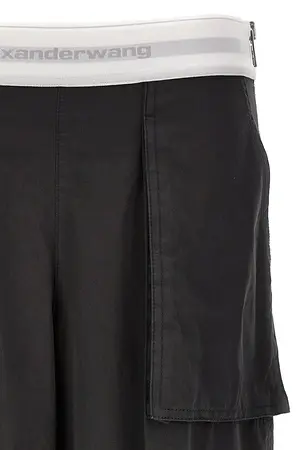 Alexander Wang Wide-leg Cargo Pants - Black