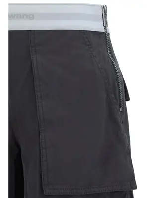 Alexander Wang Wide-leg Cargo Pants - Black