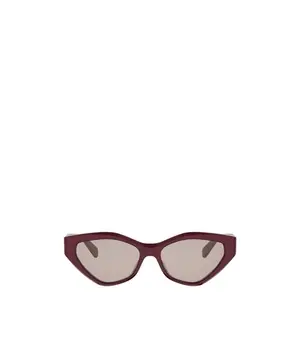 Celine Full Frame Sunglasses With Logo Detail - Nude