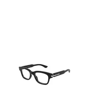 Alexander McQueen Full Frame Eyeglasses - Black