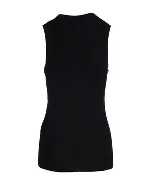 Studio Nicholson Sleeveless Ribbed Knit Top