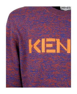 Kenzo Marl-knit Logo Pullover