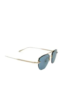 Montblanc Rimless Geometric Sunglasses - Blue