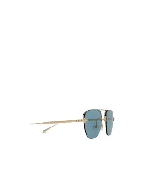 Montblanc Rimless Geometric Sunglasses - Blue