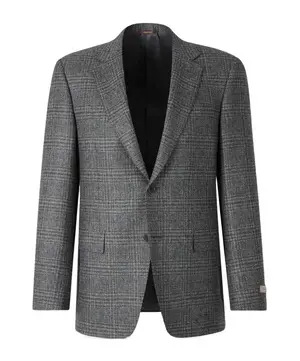 Canali Classic Fit Wool Blazer - Black