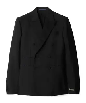 Burberry Double Breasted Peak Lapels Blazer