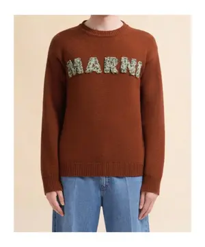 Marni Laser-cut Logo Jumper