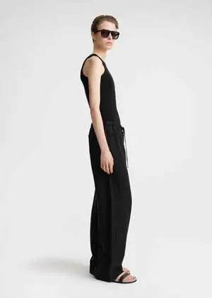 TOTEME Fluid Drawstring Trousers - Black
