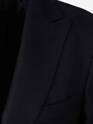 Canali Double-breasted Jacket - Black