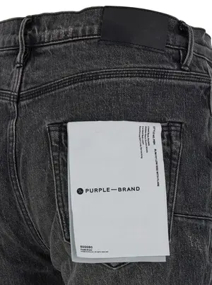 PURPLE BRAND Crinkled Flared Jeans