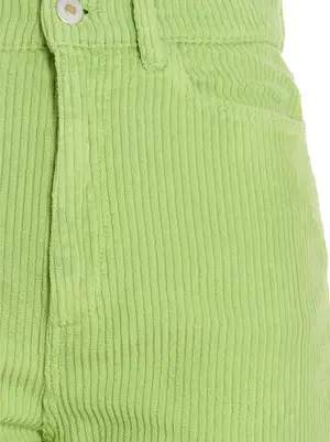 WANDLER High Waisted Corduroy Straight Leg Pants