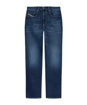 DIESEL® D-macro Jeans Straight Leg - Navy
