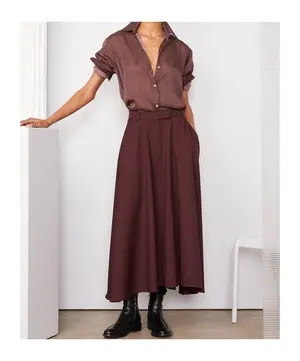 Officine Générale Pleated Detail Skirt