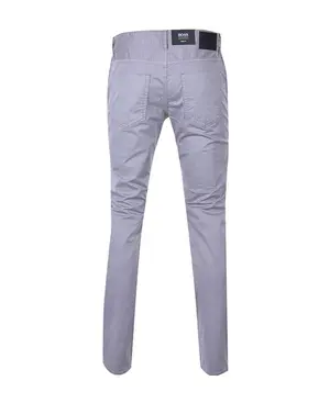 Hugo Boss Logo Casual Pants - Gray