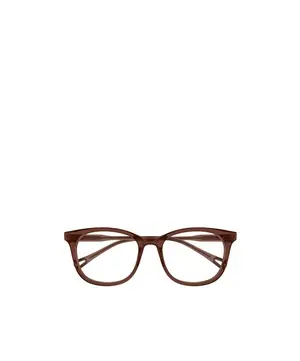 Chloé Eyewear Square Frame Glasses - Brown