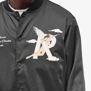 REPRESENT Storms In Heaven Printed Bomber Jacket - Black