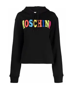 Moschino Print Organic-cotton Hoodie