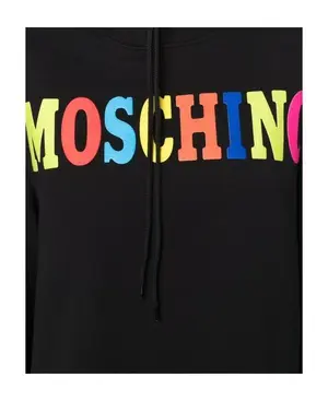 Moschino Print Organic-cotton Hoodie