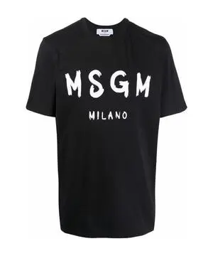 MSGM Logo Print T-shirt