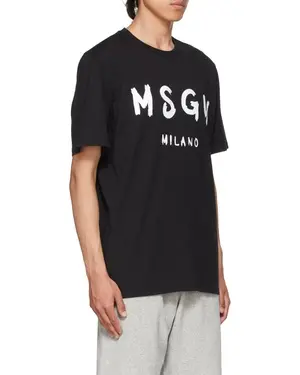 MSGM Logo Print T-shirt