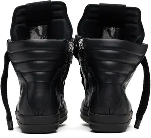 Rick Owens Lace-up High-top Sneakers - Black