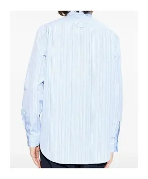 Paul Smith Stripe Patterned Buttoned Shirt - Light Blue