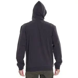 Emporio Armani Hooded Long-sleeved Casual Jacket - Black