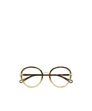 Chloé Chloé Round Frame Eyeglasses Brown