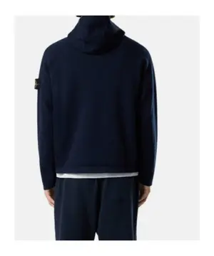 Stone Island Hooded Zipped Cardigan