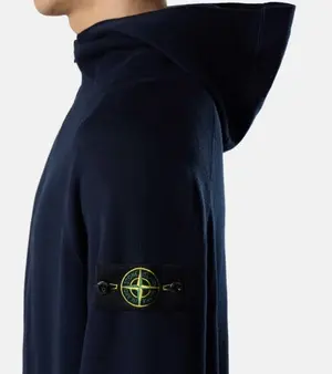 Stone Island Hooded Zipped Cardigan